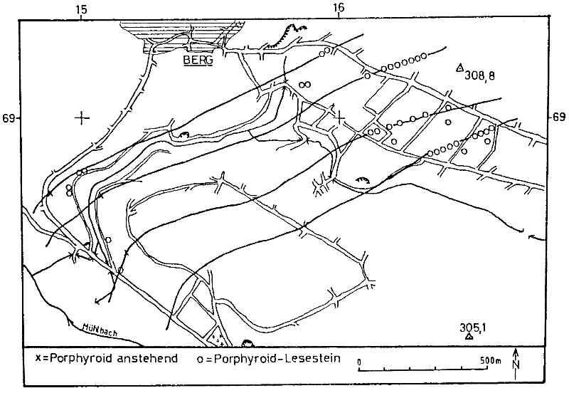 Beschreibung der einzelnen Porphyroidzüge